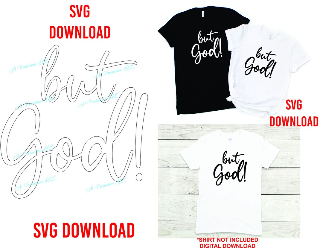 But God Svg. Please Read Description - Etsy