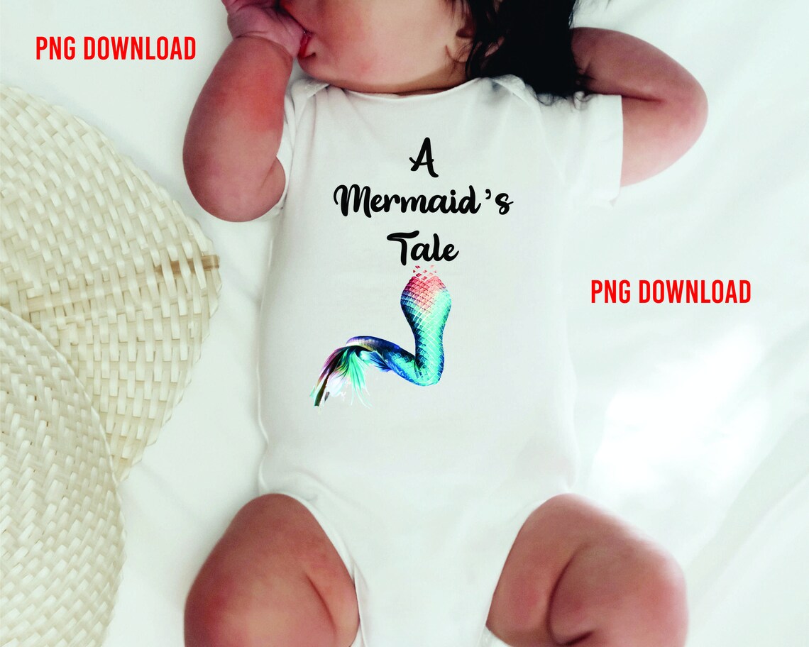 A Mermaids Tale PNG- Mermaid Tail PNG- Mermaid PNG- Mermaid Sublimation ...