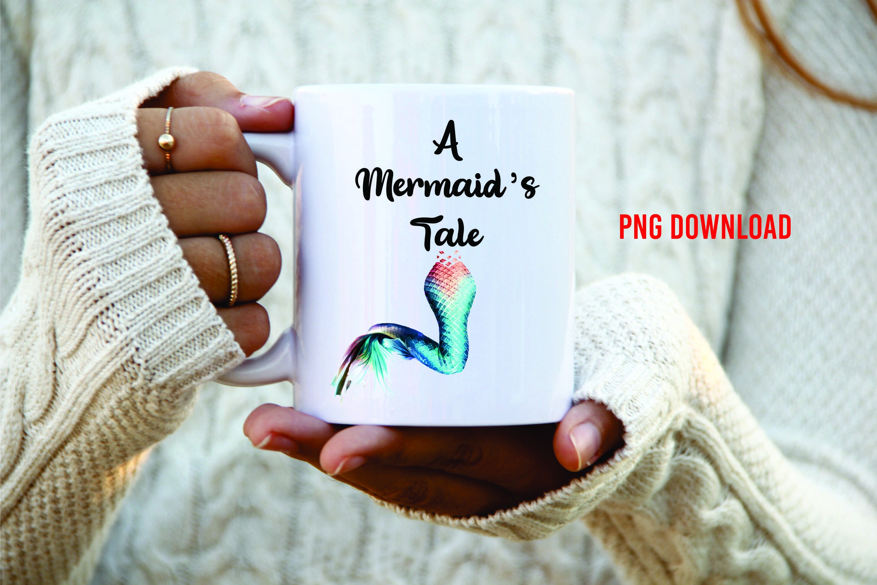 A Mermaids Tale PNG- Mermaid Tail PNG- Mermaid PNG- Mermaid Sublimation ...