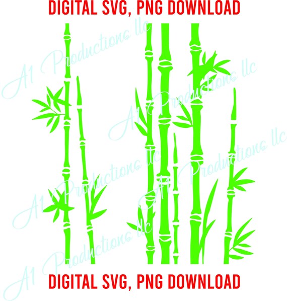 Bamboo SVG PNG Bamboo Vector Bamboo PNG Bamboo Cut File | Etsy