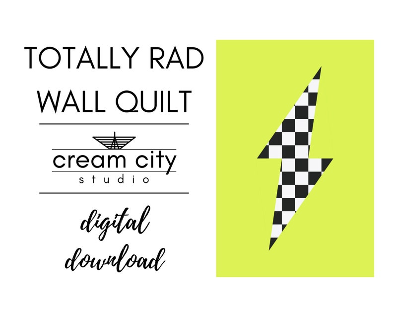 Totally Rad Wall Quilt Pattern - PDF Download - Etsy