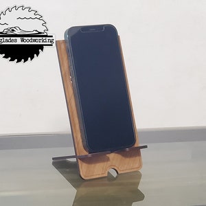 Monogram Phone Stand (wood) - Etsy