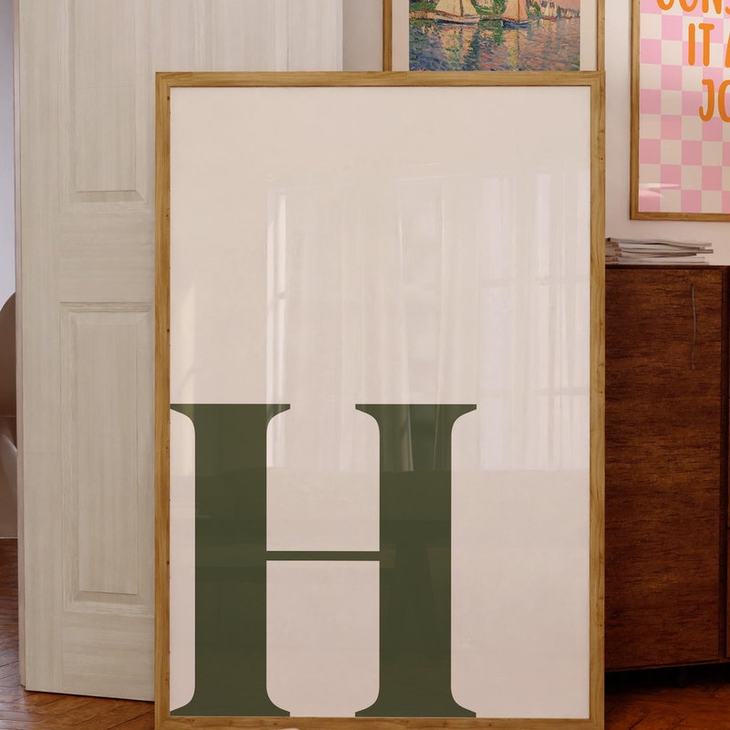 Wood Letter H - Etsy