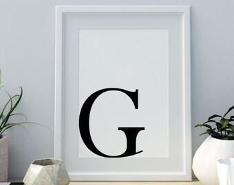 Alphabet Letter G | Etsy