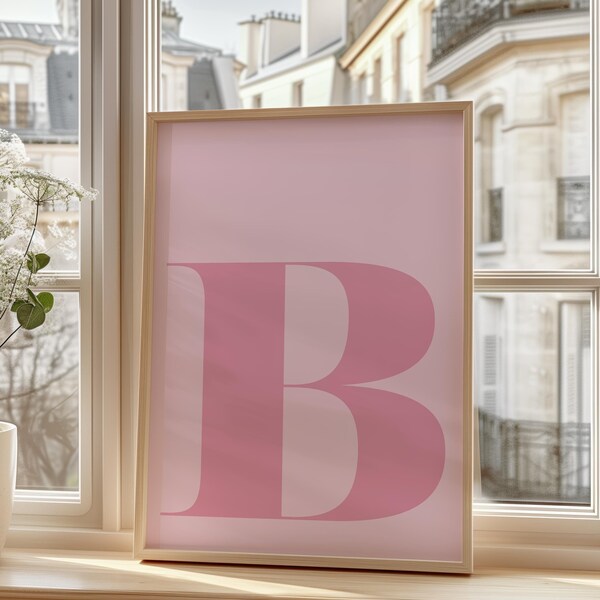 Letter B Poster - Etsy