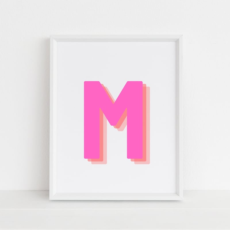 Letter M Print - Etsy