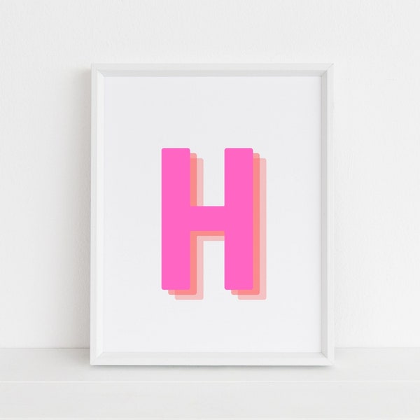 Letter H Monogram - Etsy
