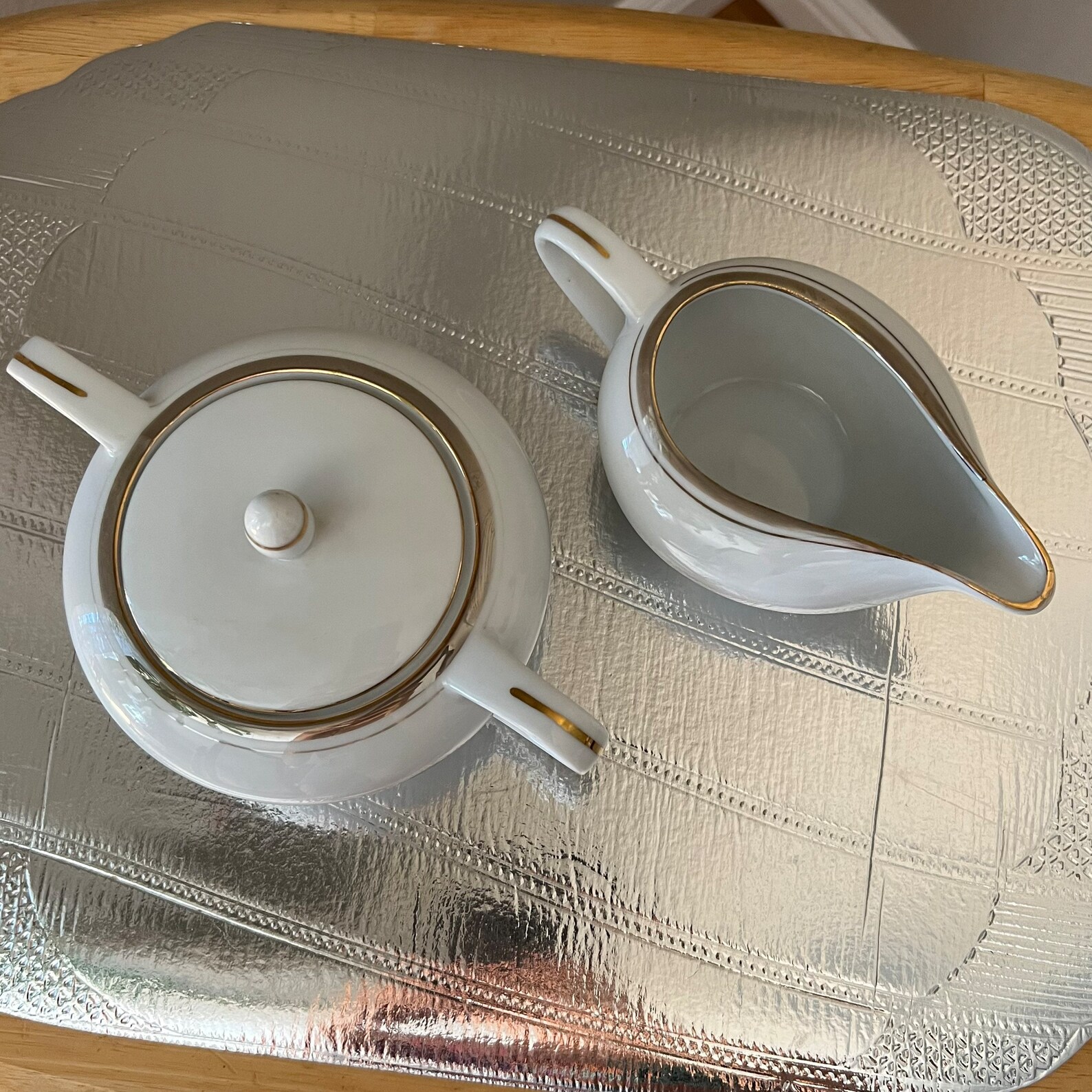 Royalton China CO. Translucent Porcelain Fine China Cream and Sugar ...