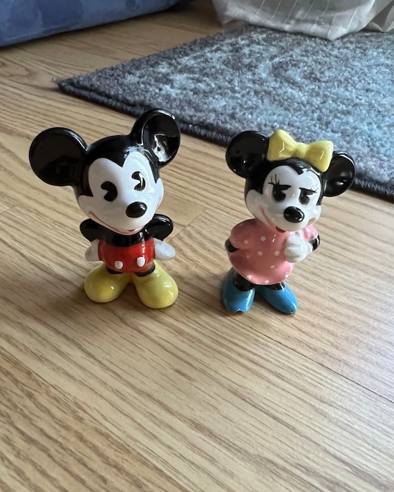 Disney Minnie and Mickey Mouse Figurines - Etsy