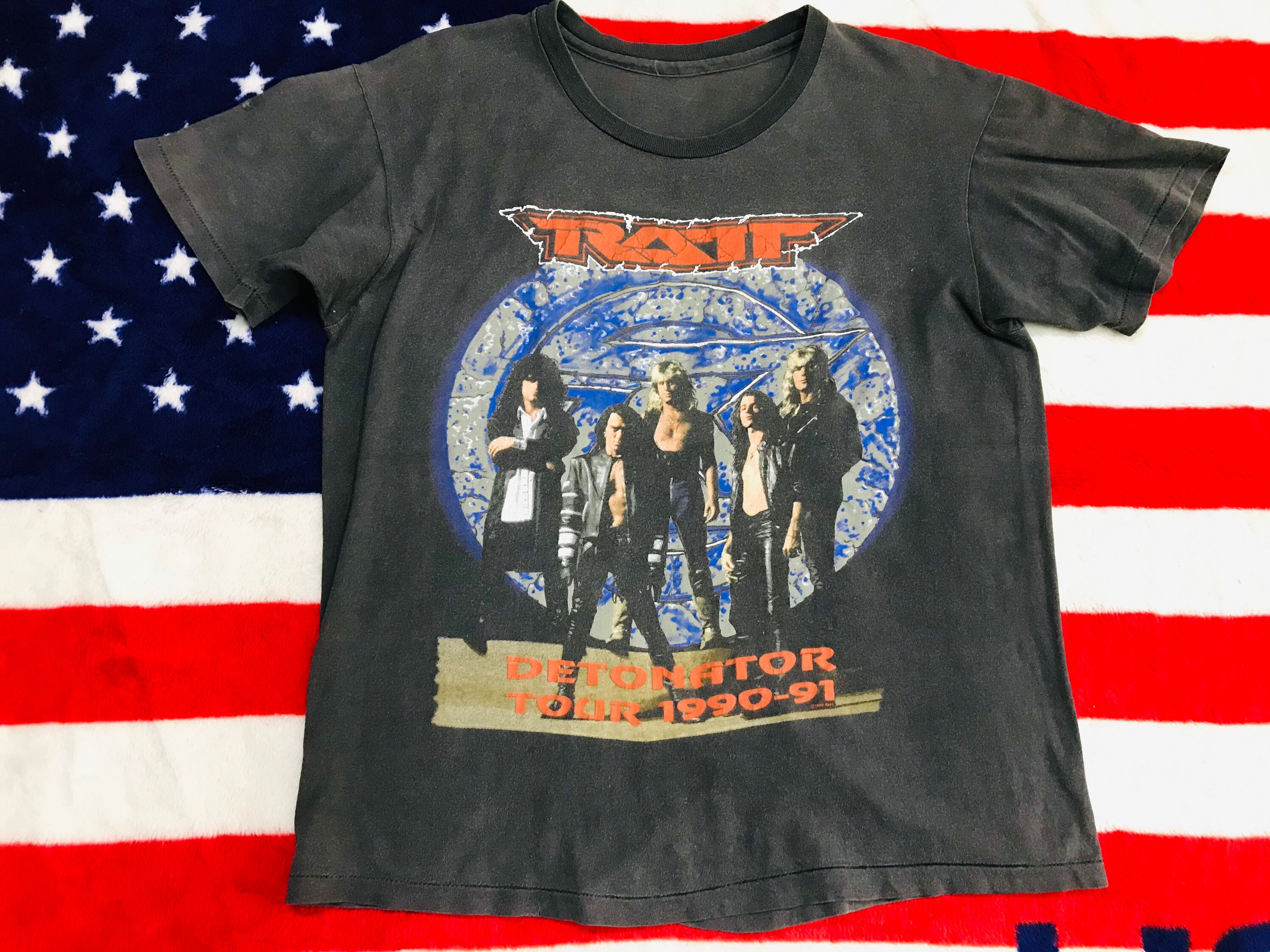 Vintage Ratt American Heavy Metal Detonator Tour 1990-91 M Size T Shirt ...