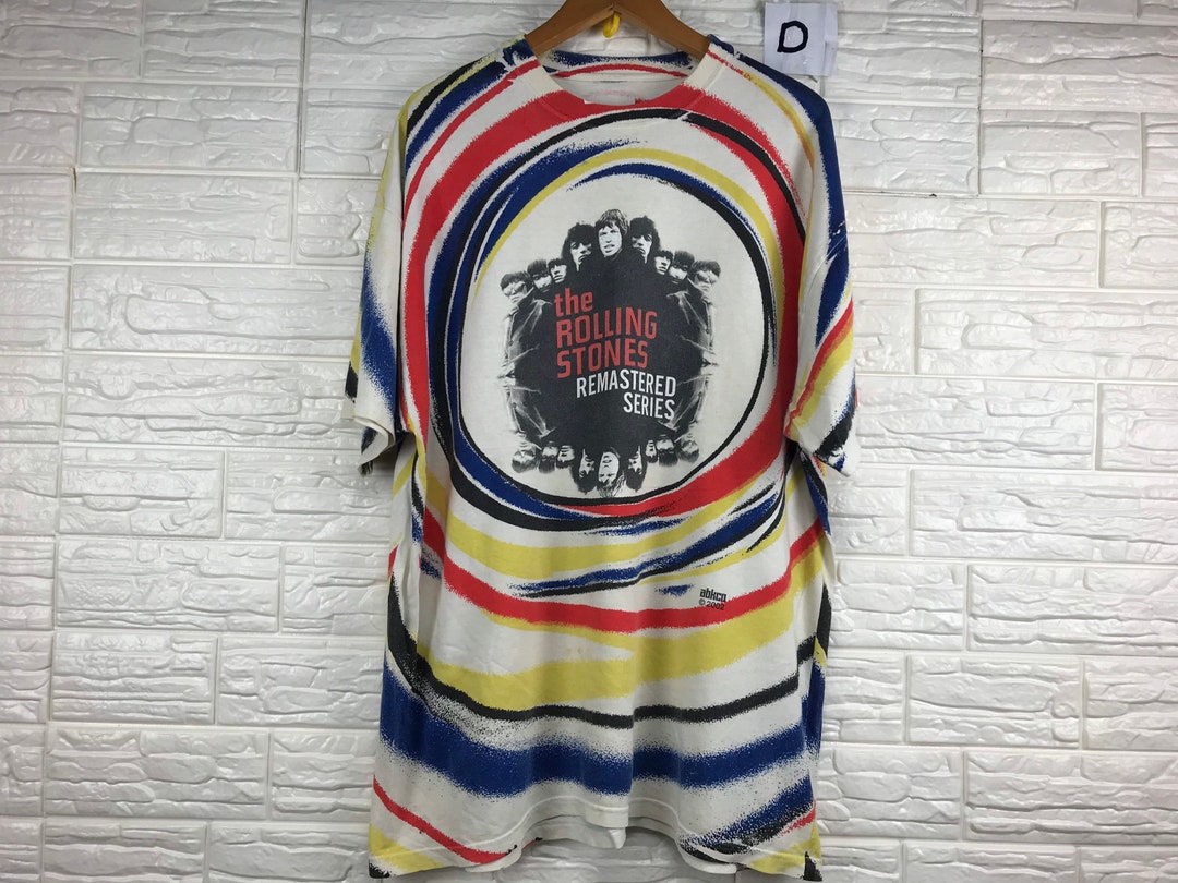 Vintage the Rolling Stones Engine Rock Band Remastered Series Xl Size T ...