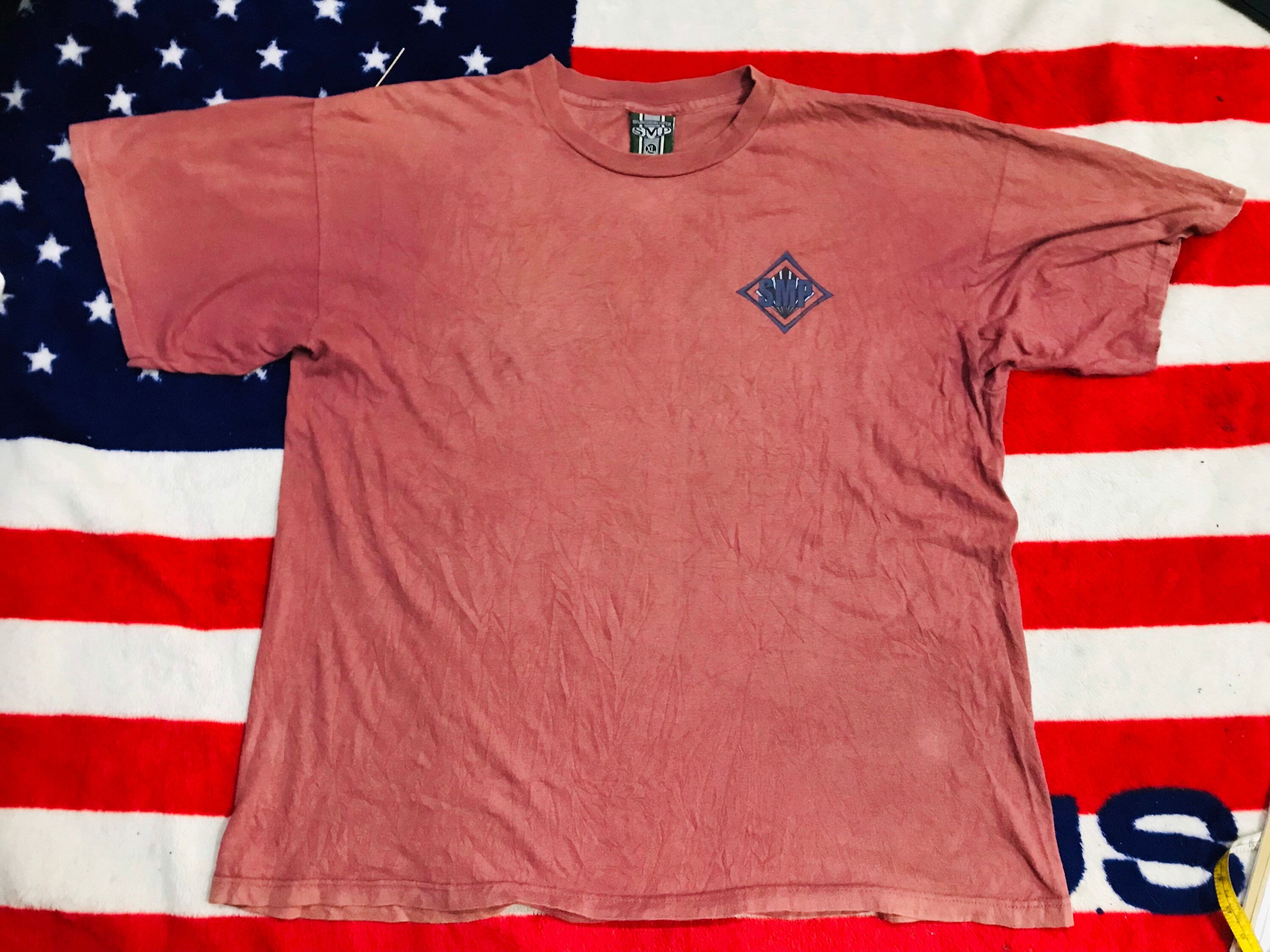 Vintage SMP Clothing Skateboards Big Logo Spellout 90s Xl Size T Shirt ...