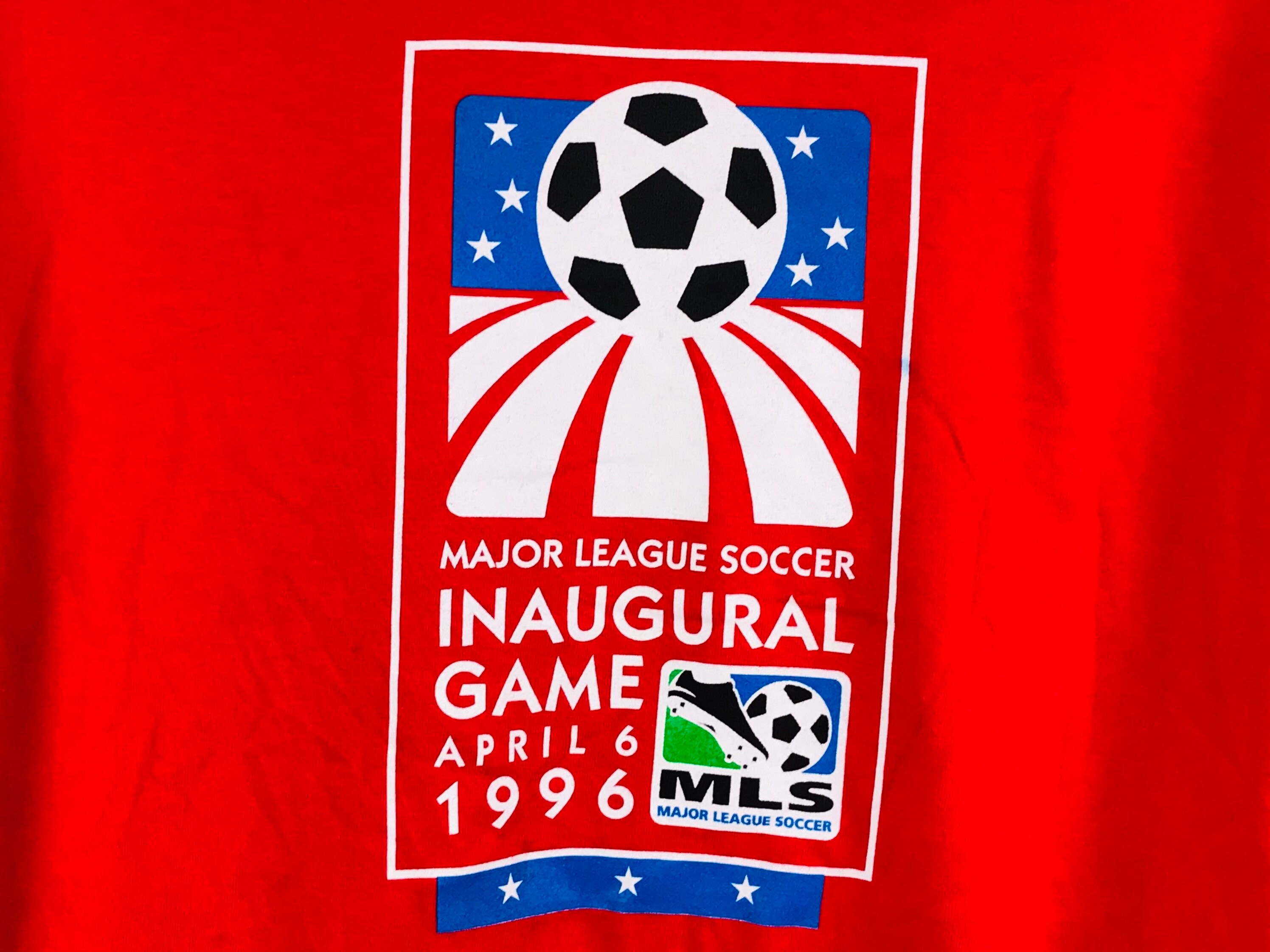 Vintage Nike Swoosh Major League Soccer Inaugural Game 1996 Xl Size T ...