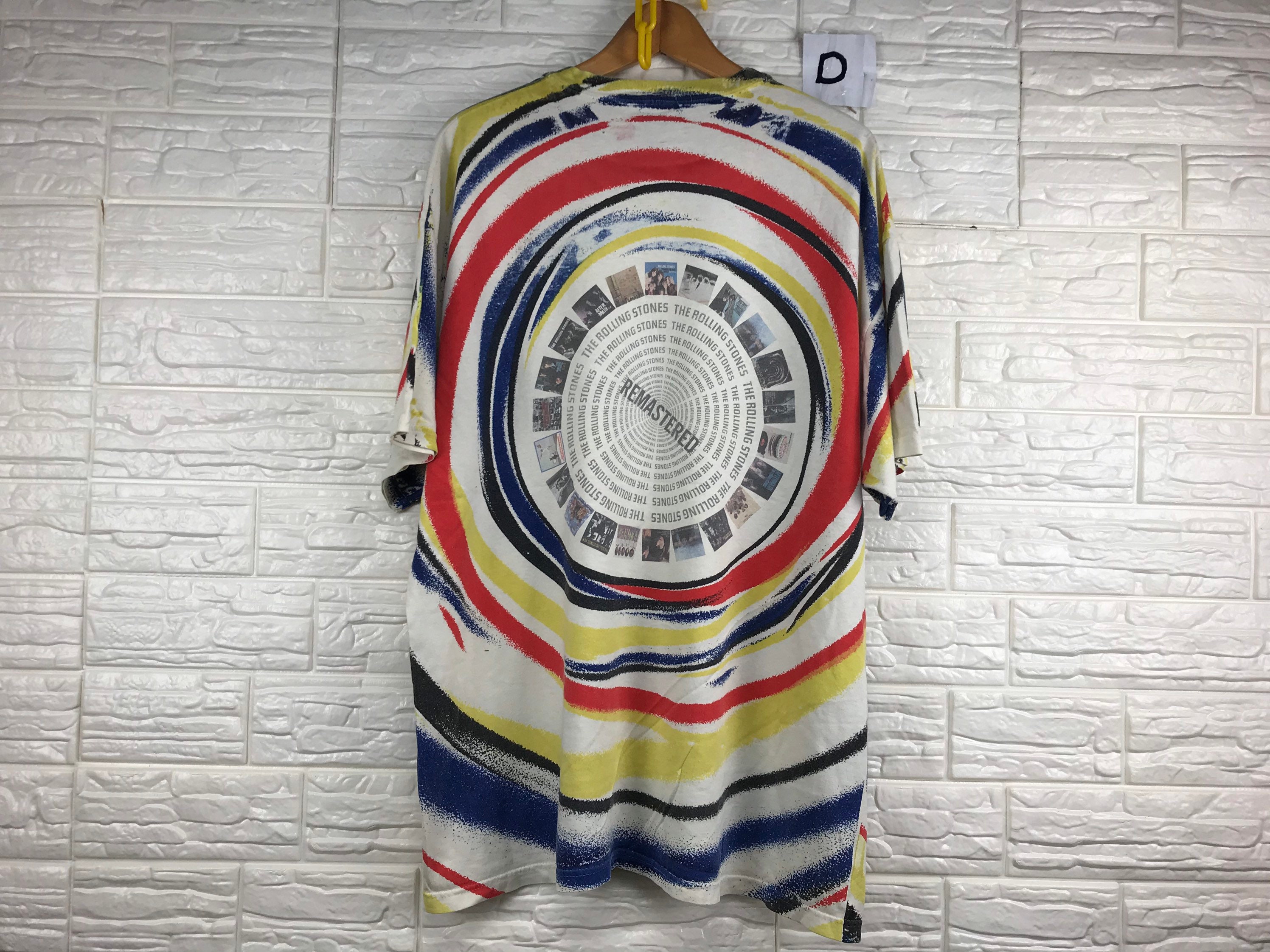 Vintage the Rolling Stones Engine Rock Band Remastered Series Xl Size T ...