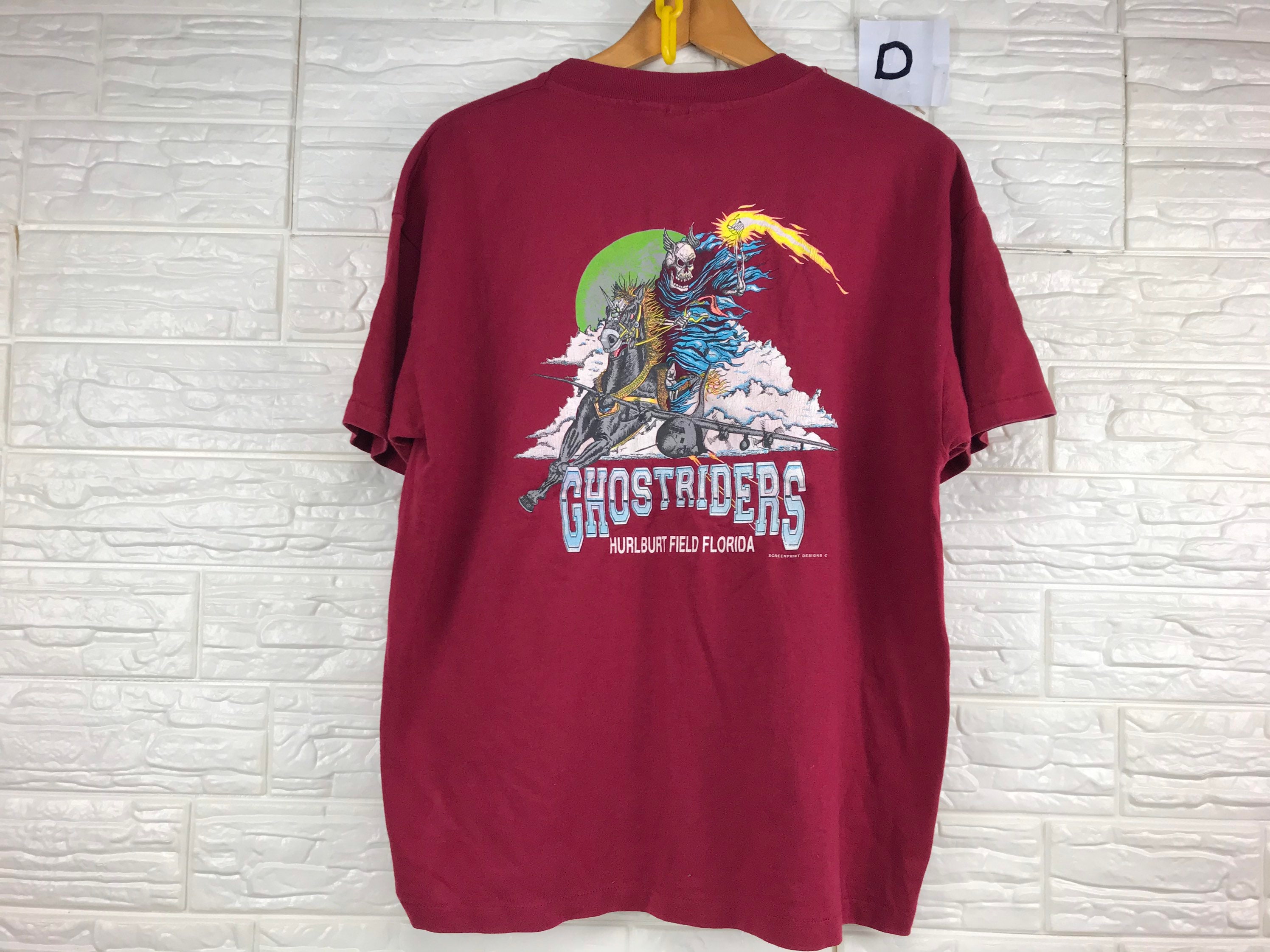 Vintage Ghost Riders Hurlburt Field Florida L Size T Shirt - Etsy