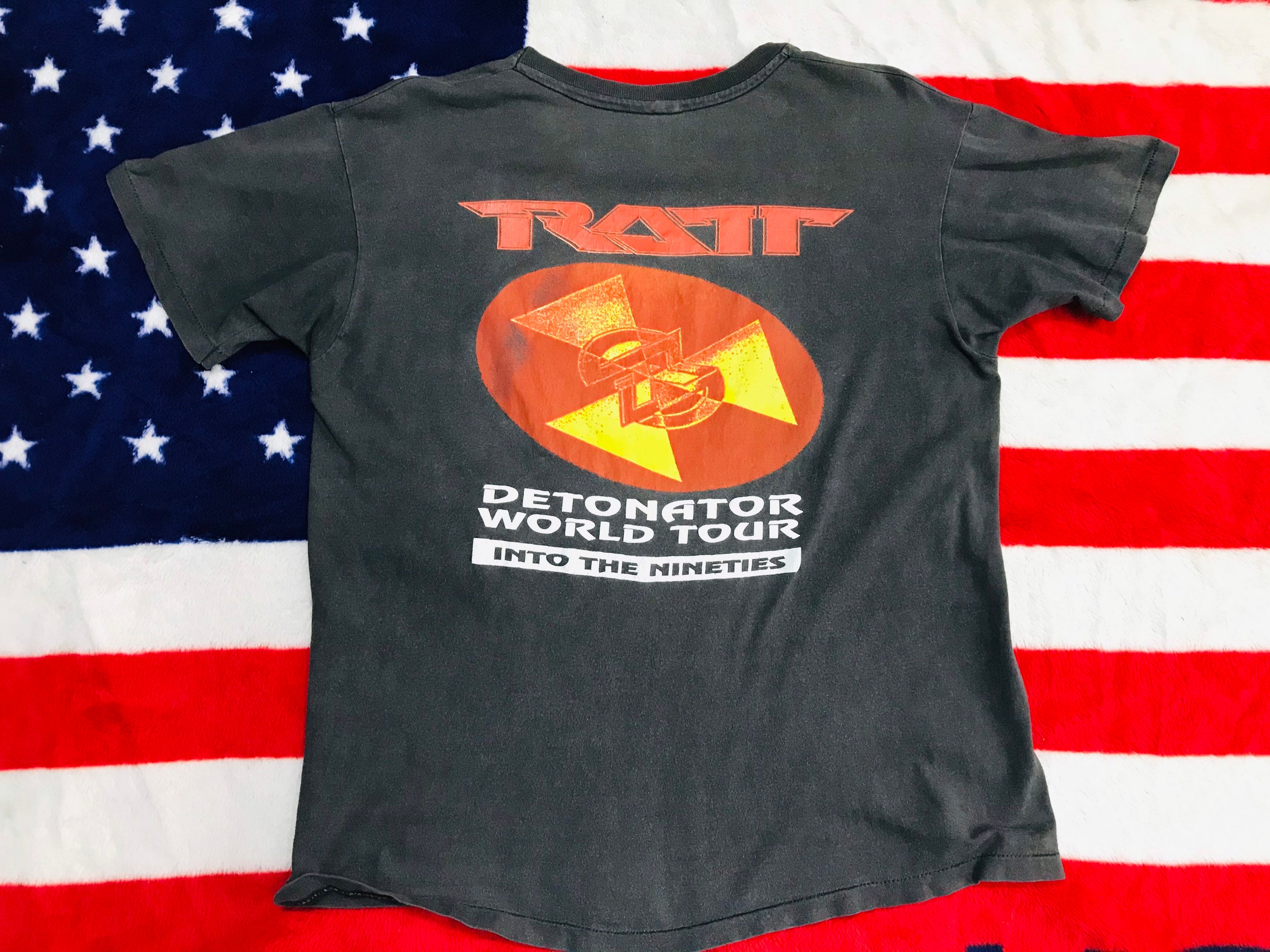 Vintage Ratt American Heavy Metal Detonator Tour 1990-91 M Size T Shirt ...