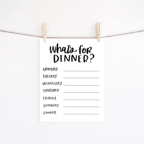 Whats for Dinner Print - Etsy