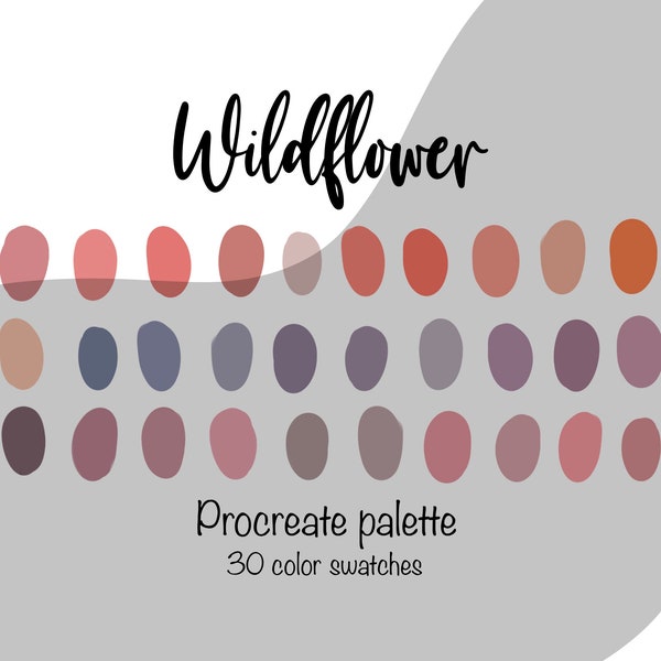 Wildflower Color Palette - Etsy
