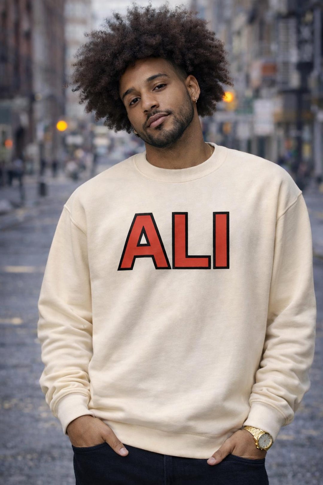 Muhammad Ali Boxing Tribute Sweatshirt | Minimal Top for Everyday ...