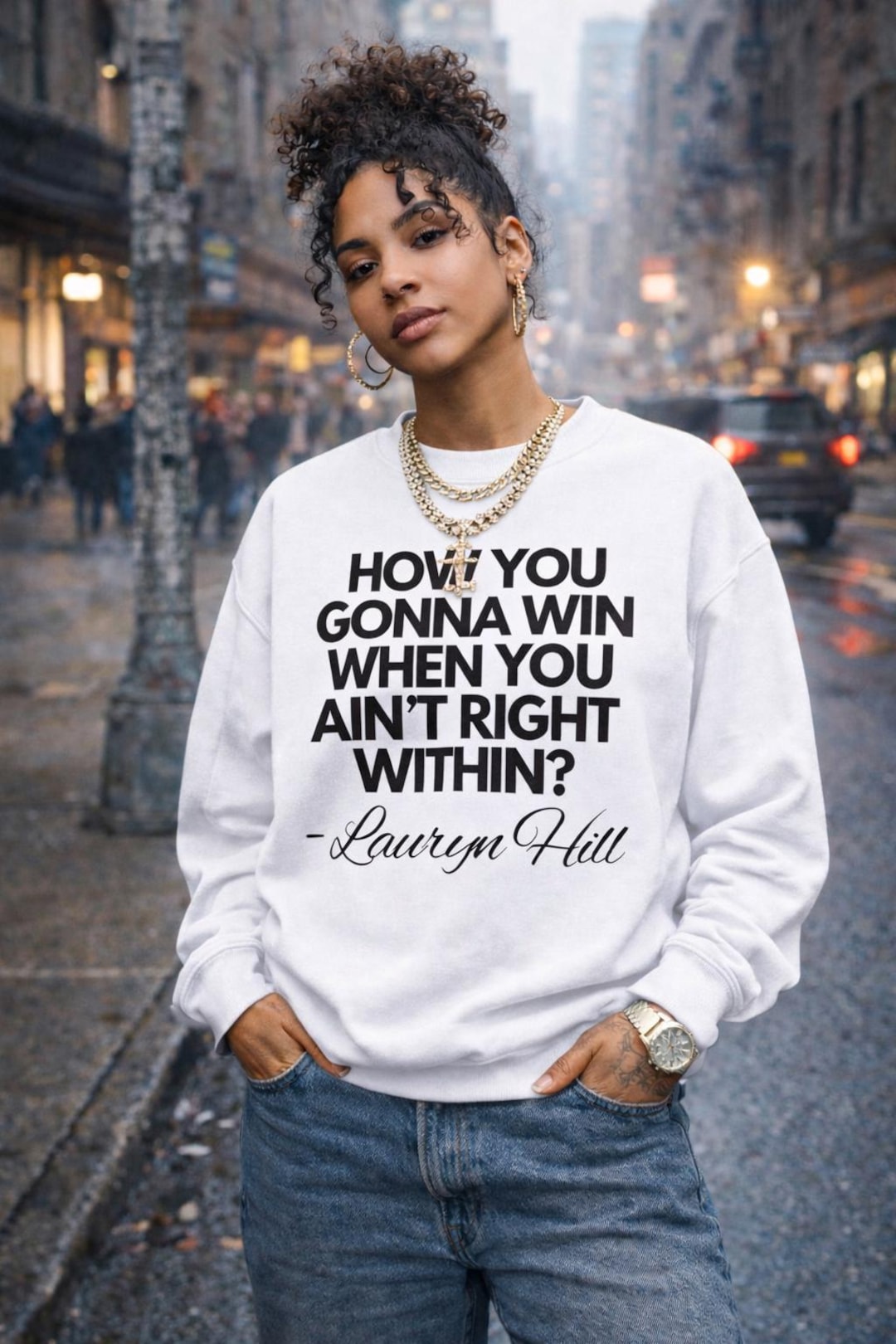 How You Gonna Win Lauryn Hill Lyrics Sweatshirt | Minimal Sweatshirt ...