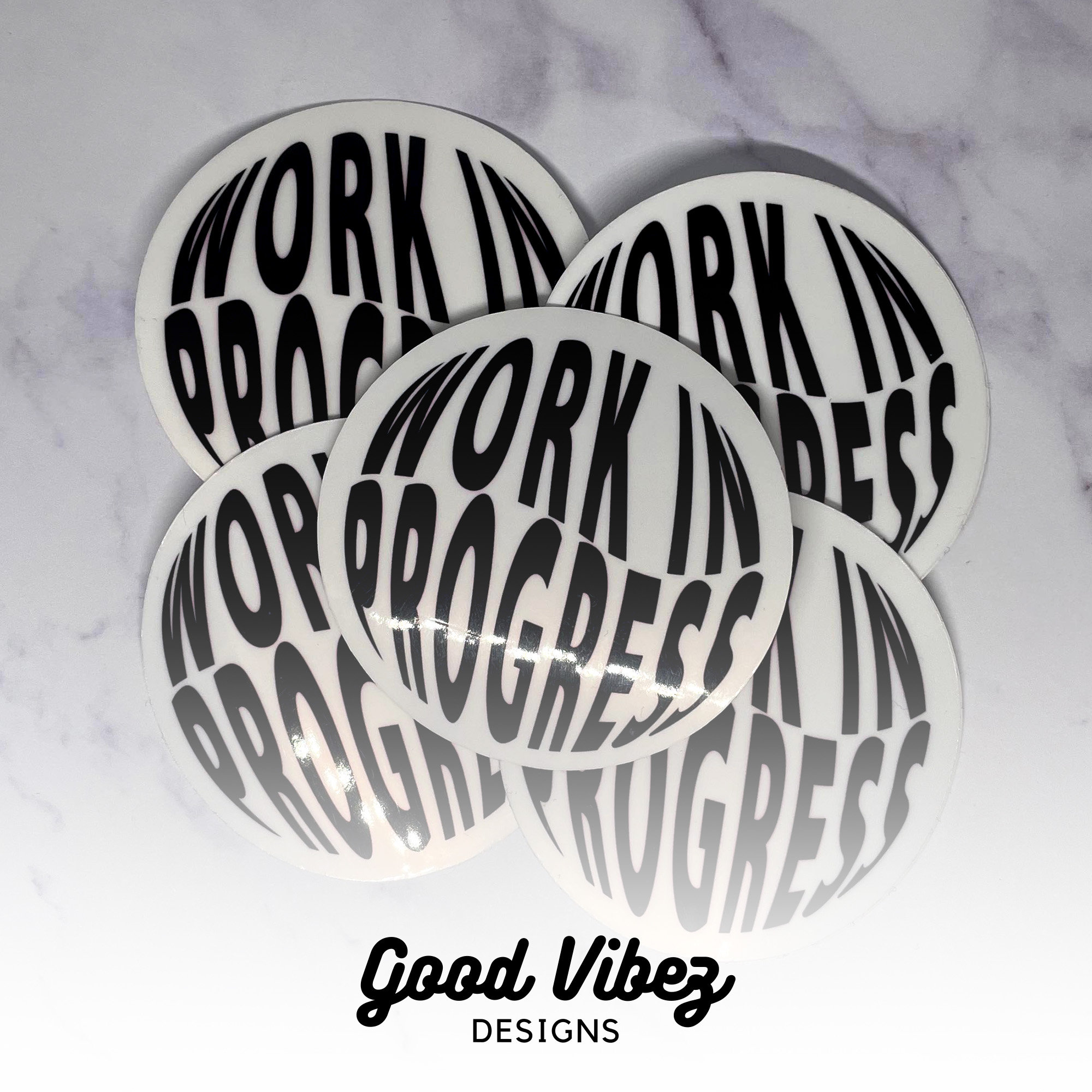 Work in Progress Sticker Vinyl Sticker Mental Health Sticker Vinyl ...