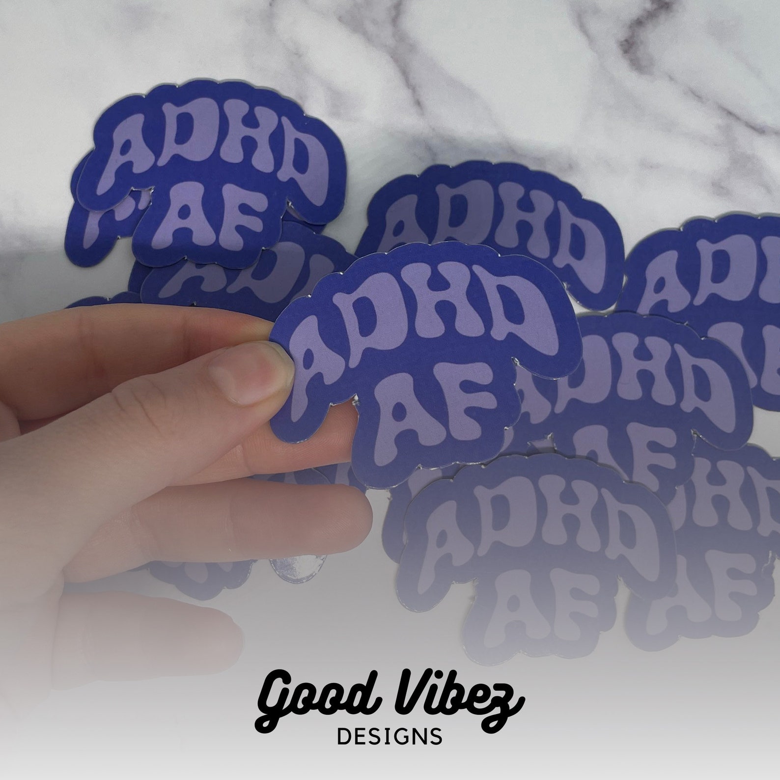 ADHD AF Magnet | Fridge Magnet | Mental Health Magnet | Handmade - Etsy