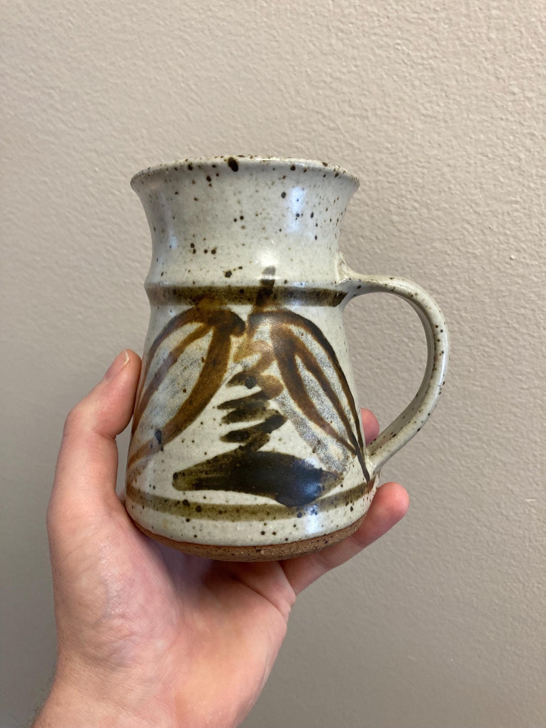 Large Stoneware Studio Pottery Mug by Robin Hopper Canada - Etsy