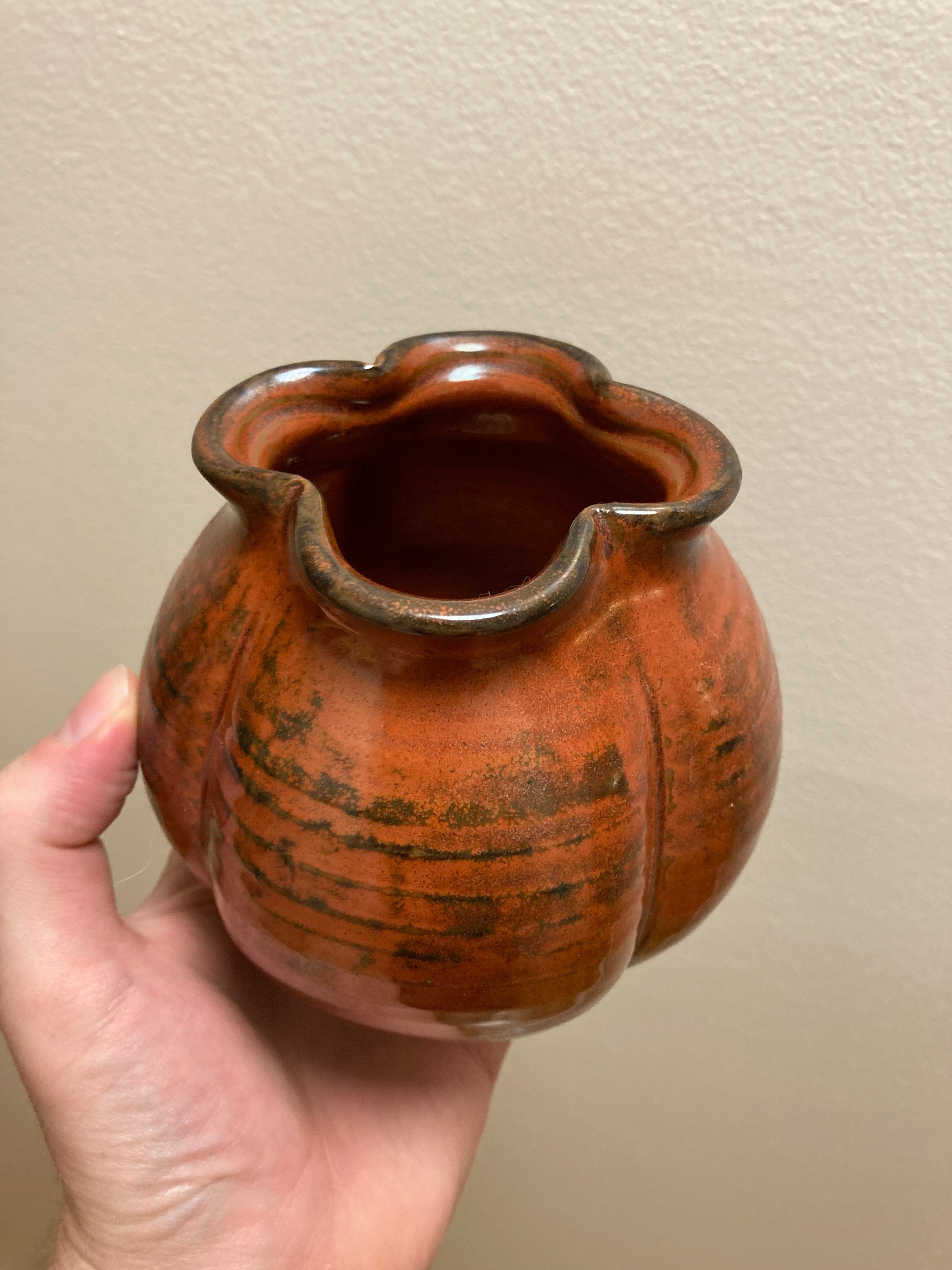 Studio Pottery Vase by Robert Tetu Canada - Etsy