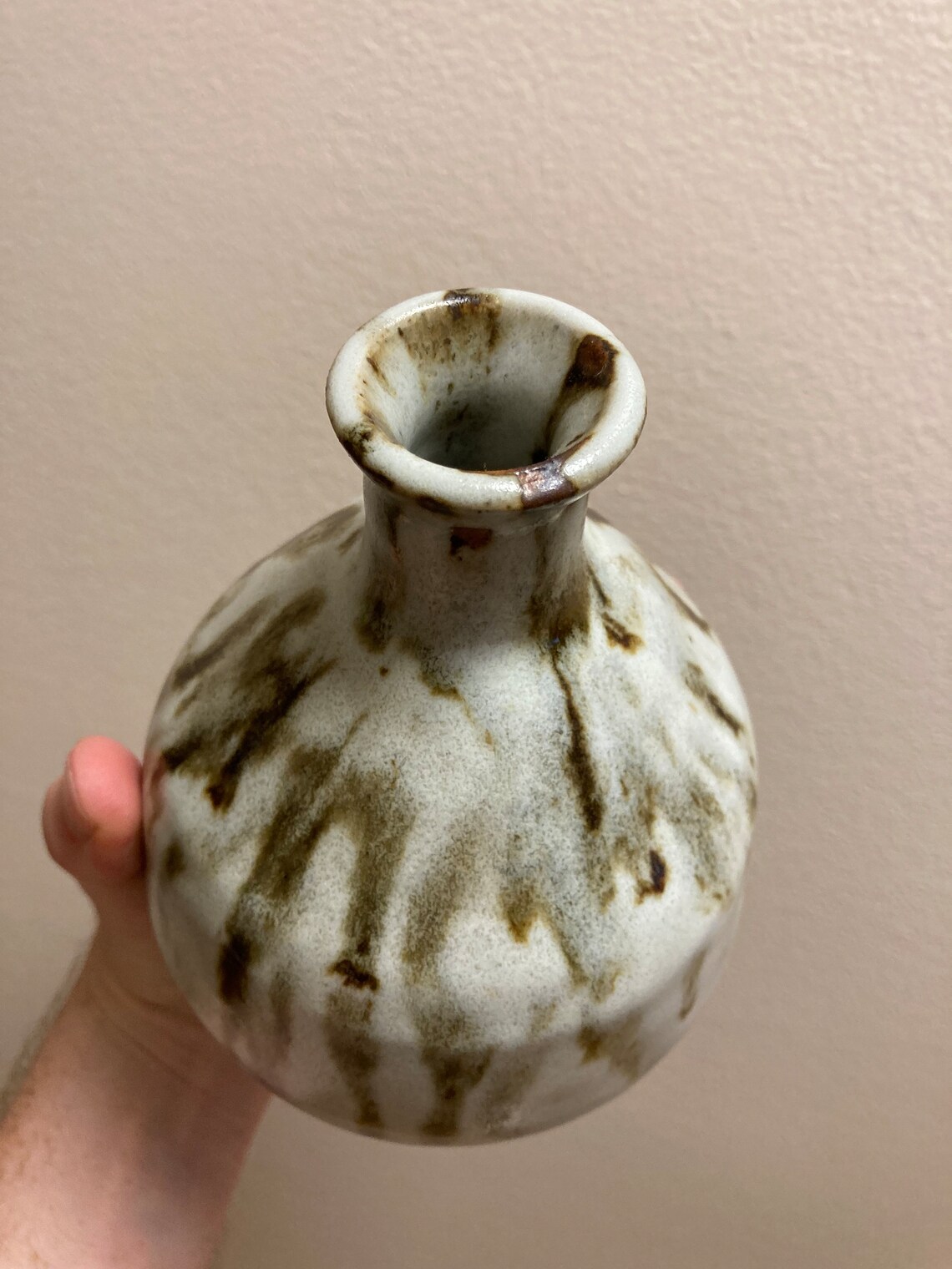 Studio Pottery Stoneware Vase by John Mills Nashville - Etsy
