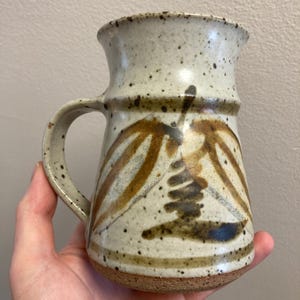 Large Stoneware Studio Pottery Mug by Robin Hopper Canada - Etsy