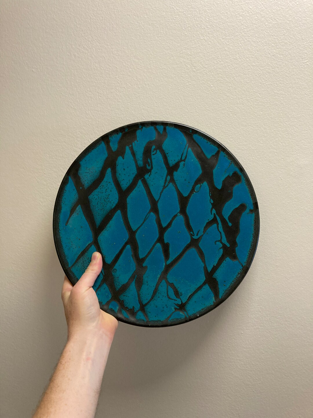 Large Studio Pottery Charger by Jack Troy Pennsylvania - Etsy