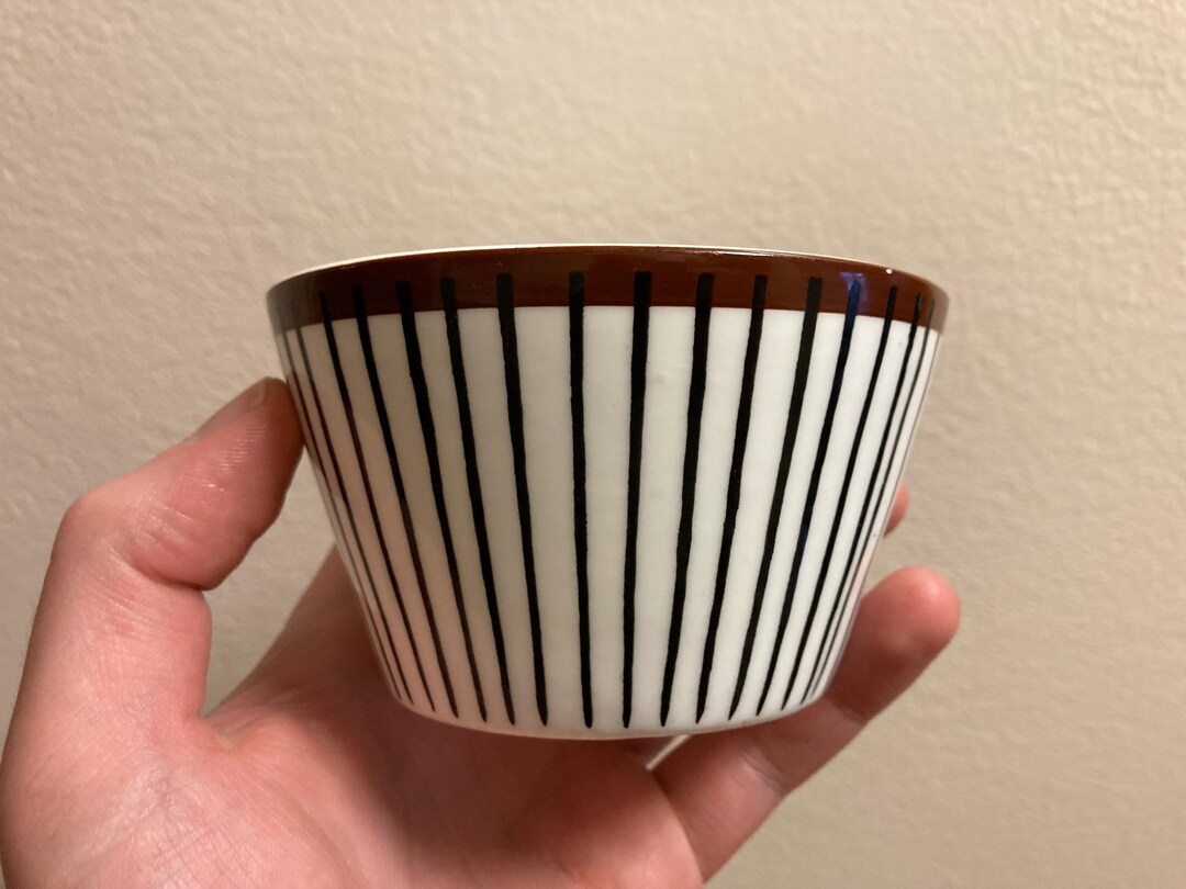Rare Porcelain Spisa Ribb Snack Bowl by Stig Lindberg for Gustavsberg ...