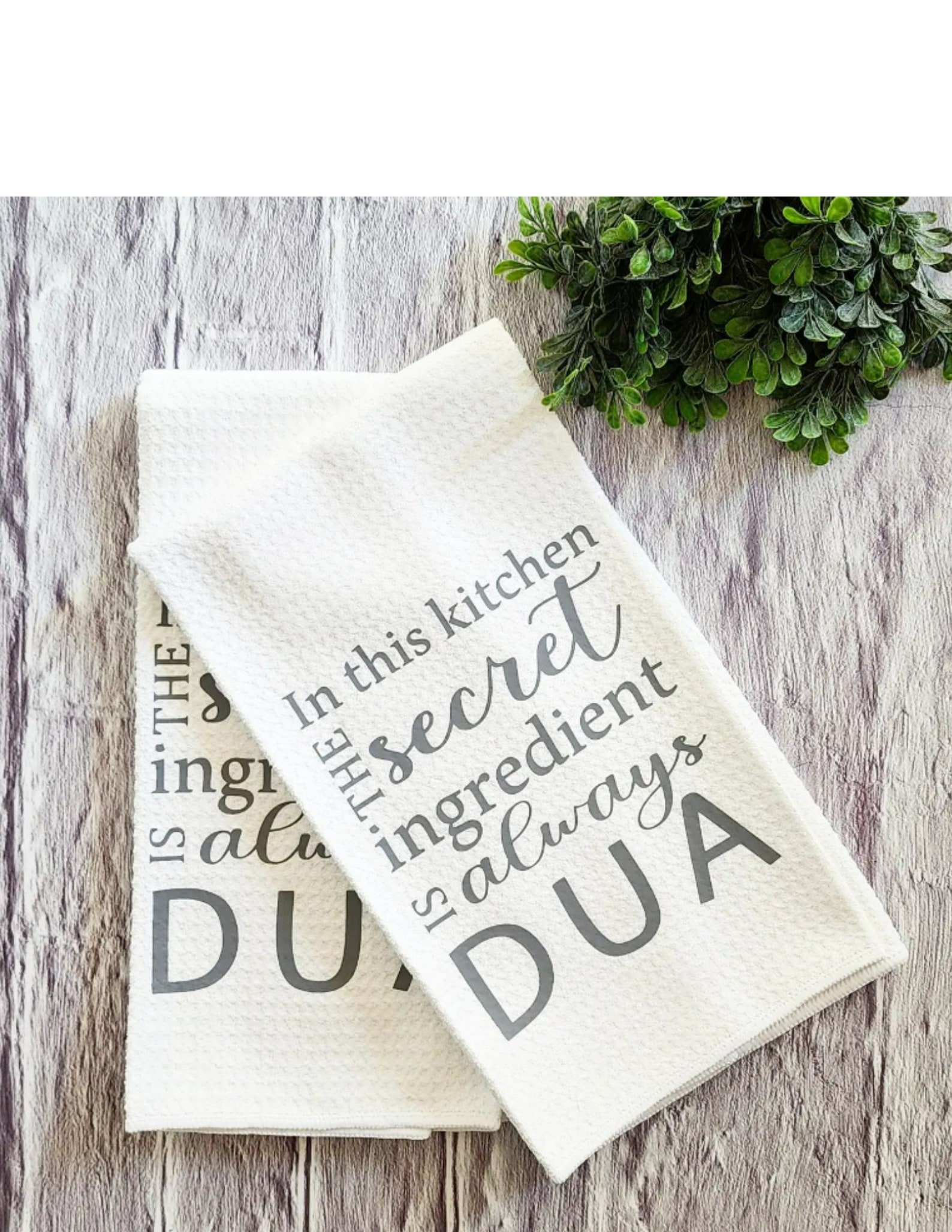 Dua Kitchen Towel, Custom Waffle Weave Dish Towel, Kitchen Towel ...