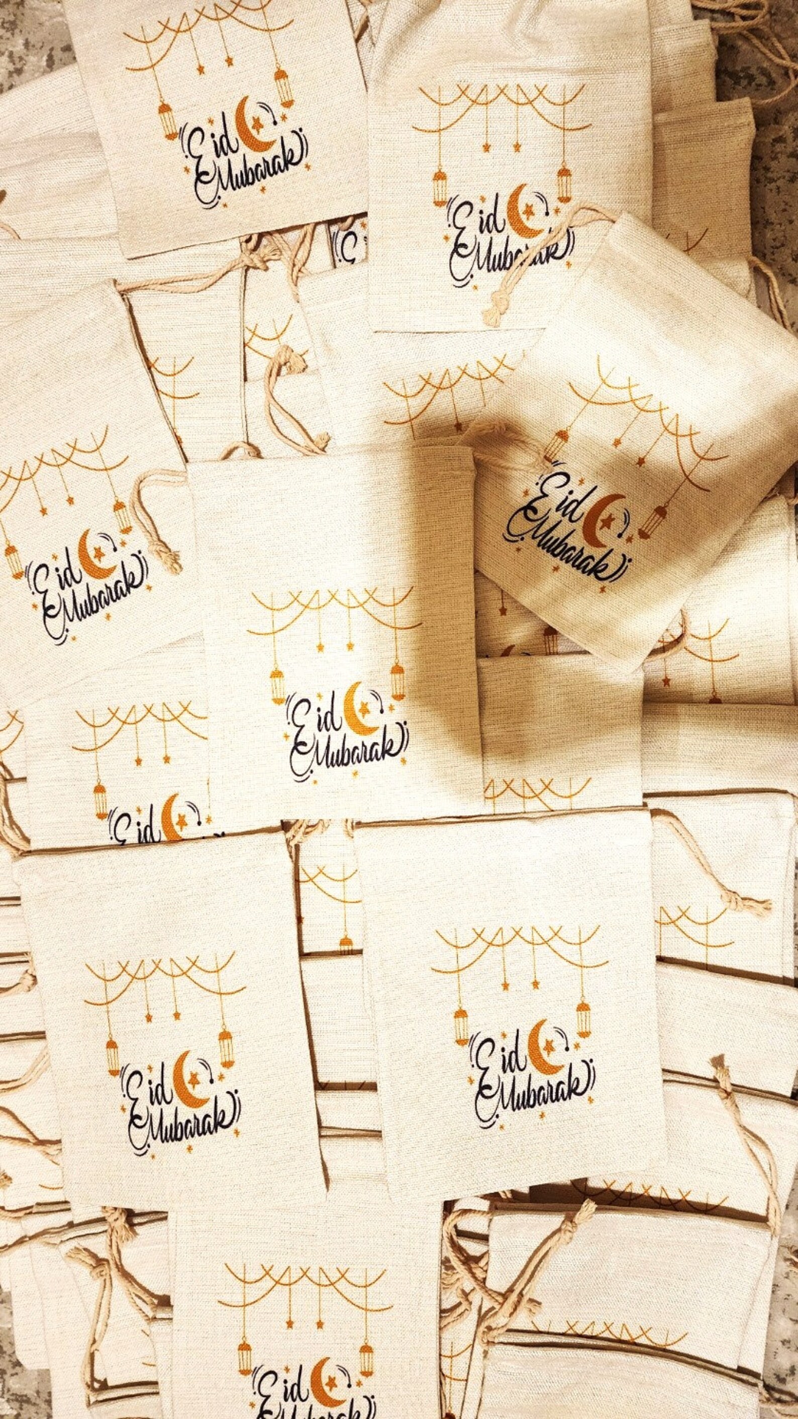 Bags for Eid ,personalized Drawstring Bag, EID, Eid Goodie Bags, Eid ...