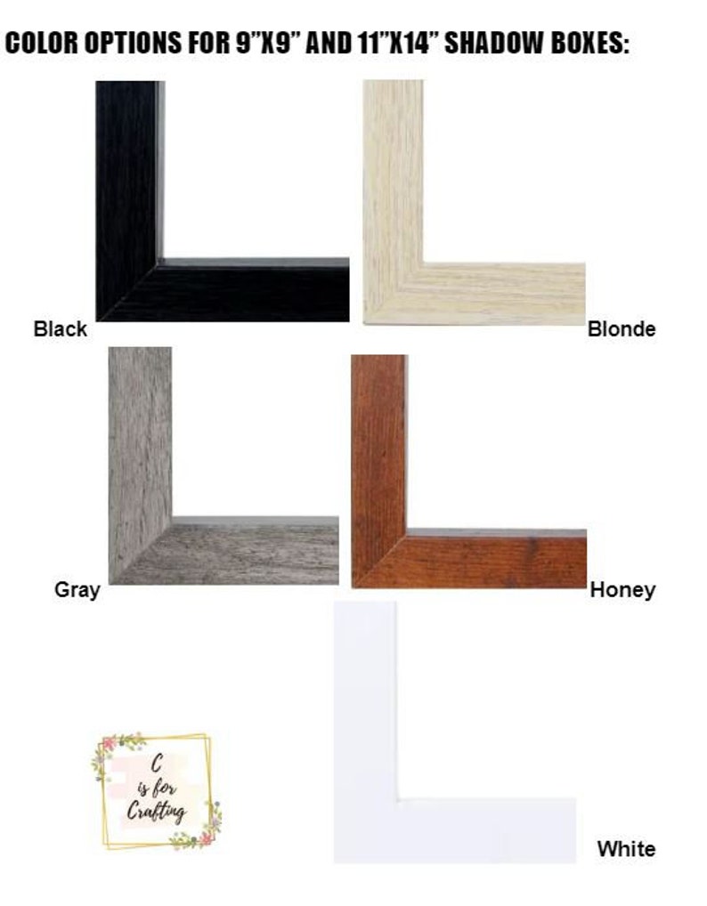 Personalized 9X9 Flower Shadow Boxes | Shadow Box | Custom Shadow Boxes ...