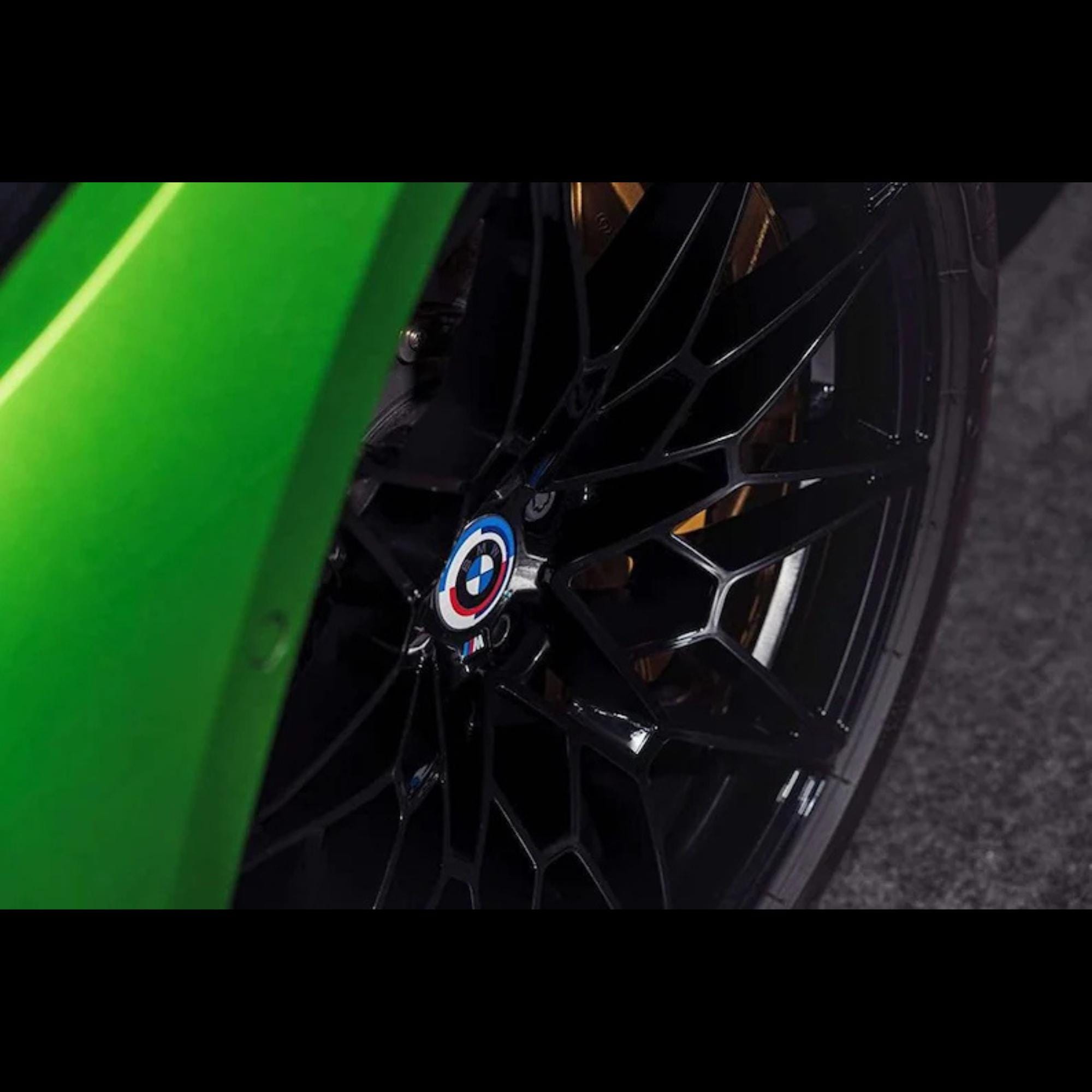 BMW Hubcaps Set of 4 68mm 50th Anniversary Edition Premium Quality ...