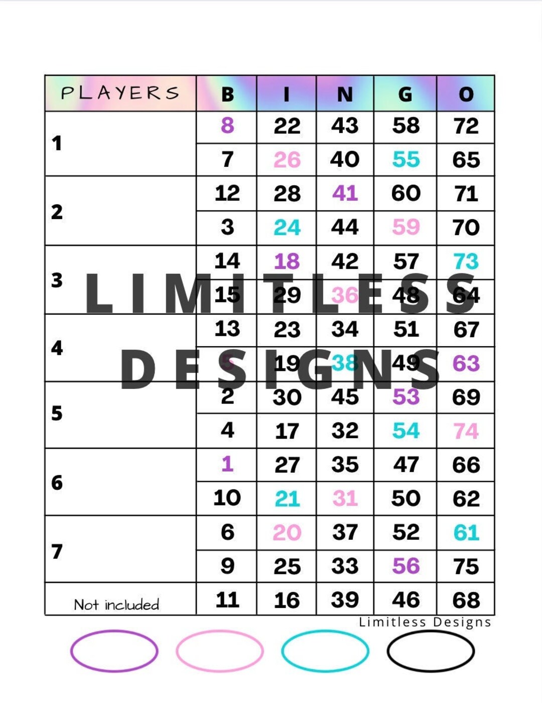 Bingo Blocks Mixed Only - Etsy