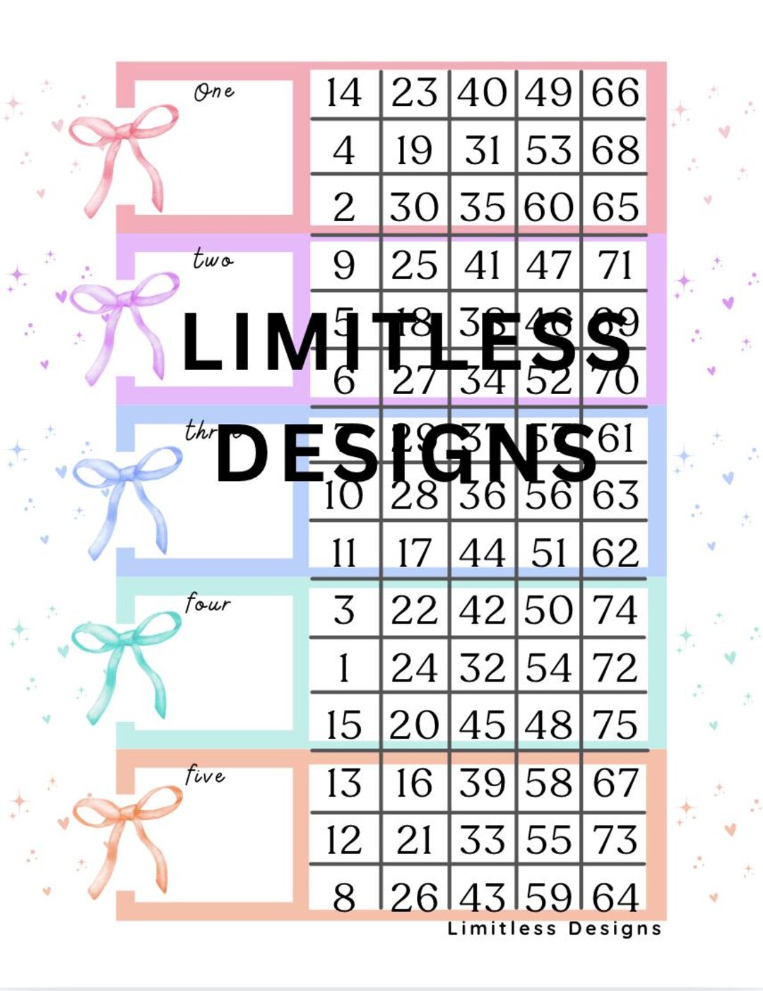 Cute Bow Blocks (mixed & Straight) - Etsy