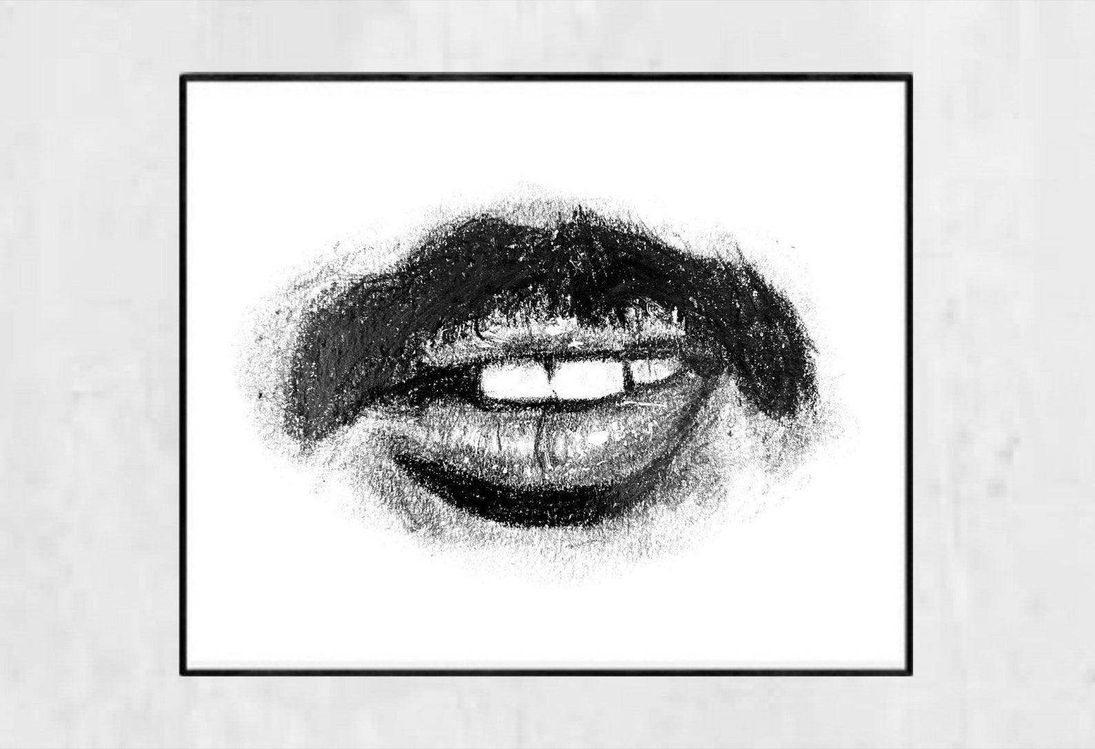 Freddie Mercury's Lips Print | Etsy