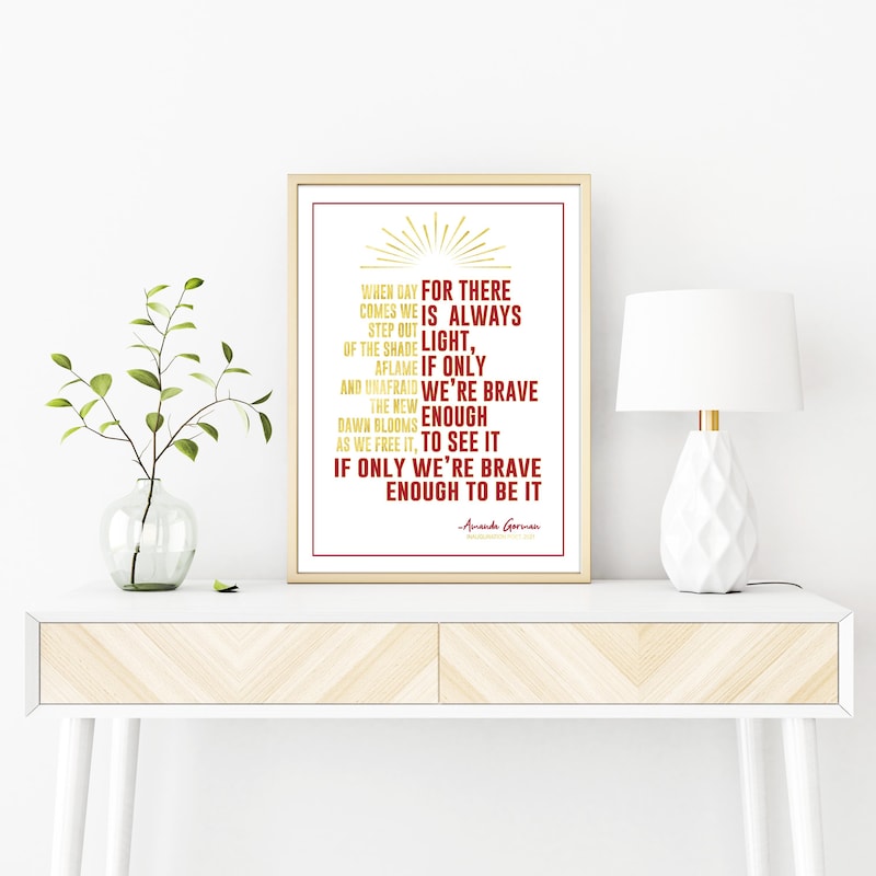 Amanda Gorman Poster - Etsy