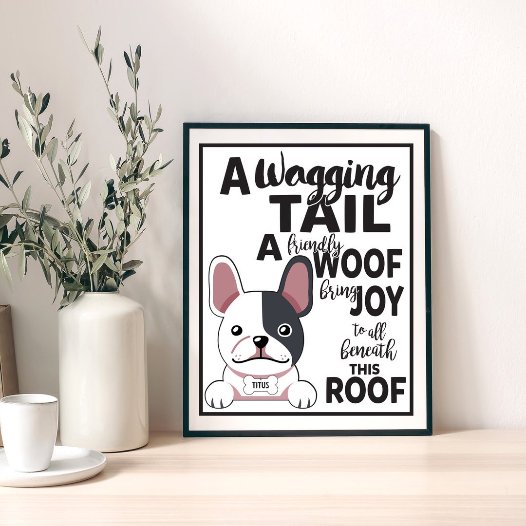 Custom Dog Print, Pet Gift, Personalized Dog Wall Art - Etsy
