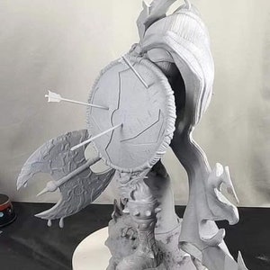 Medieval Spawn 3D Printed Figure, Fan Art Statue - Etsy
