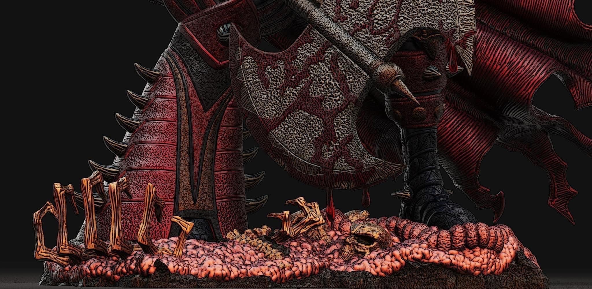 Medieval Spawn - 3D Printed Figure, Fan Art Statue - Etsy