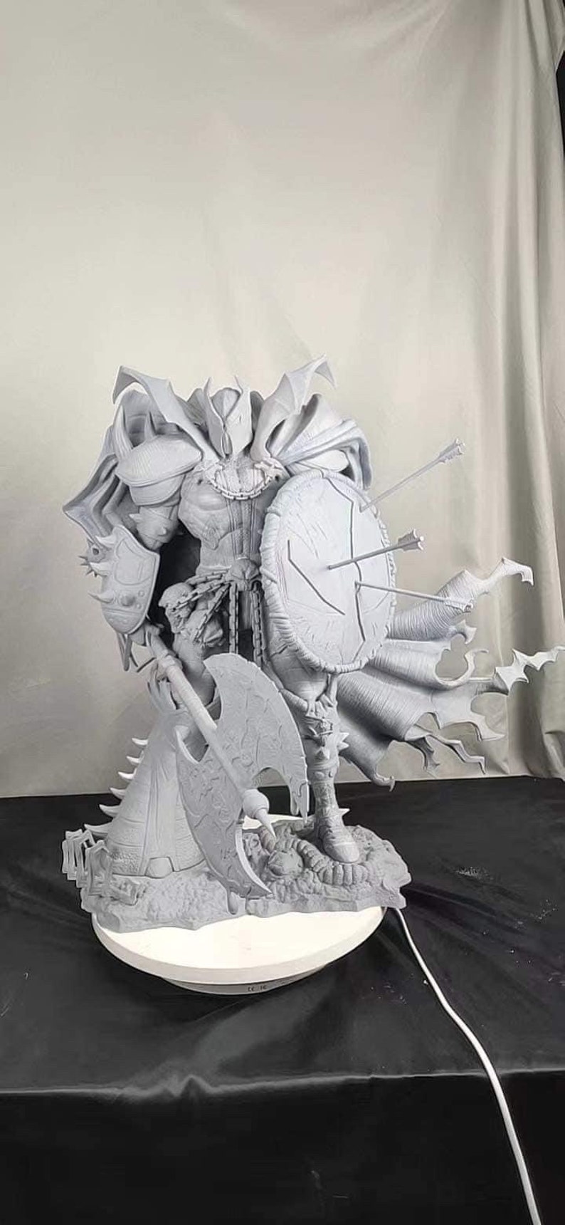 Medieval Spawn - 3D Printed Figure, Fan Art Statue - Etsy