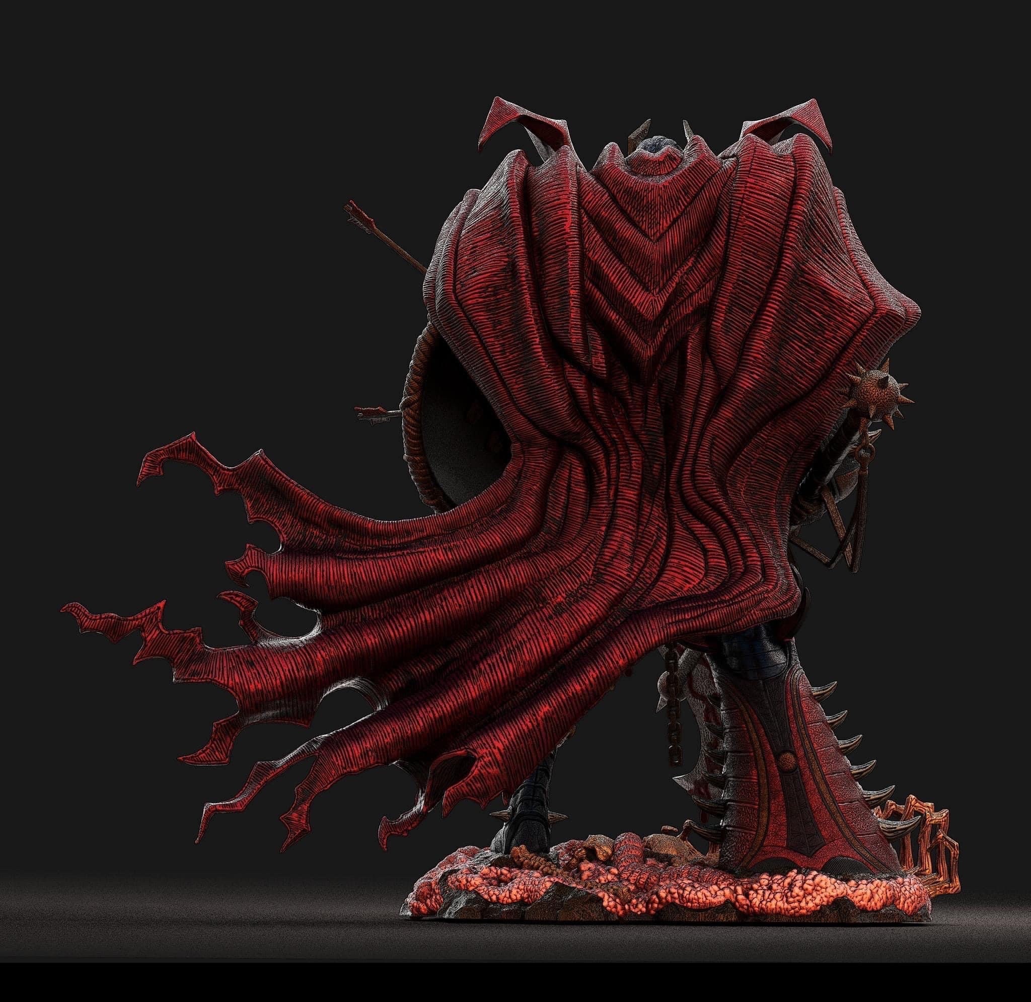 Medieval Spawn - 3D Printed Figure, Fan Art Statue - Etsy