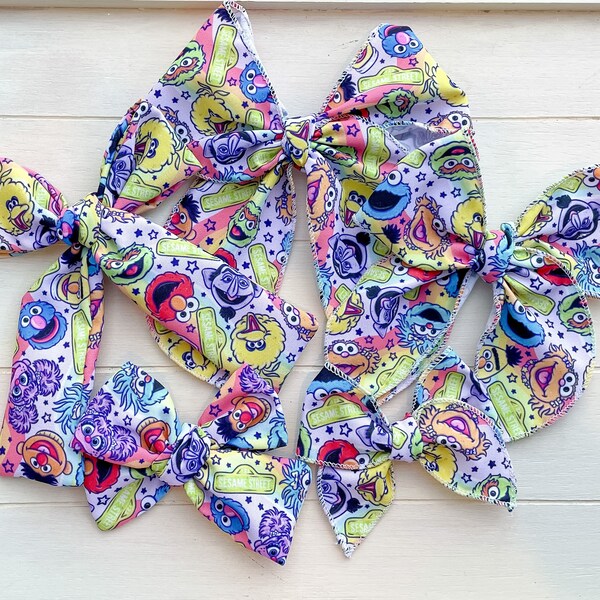 Elmo Bow - Etsy
