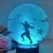 Ninja Anime Lamp, Table Decor, Night Light, Sleep Light - Etsy