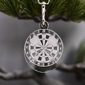 Personalized Dart Key Ring, Gift Ideas for Dart Players and Fans - Etsy
