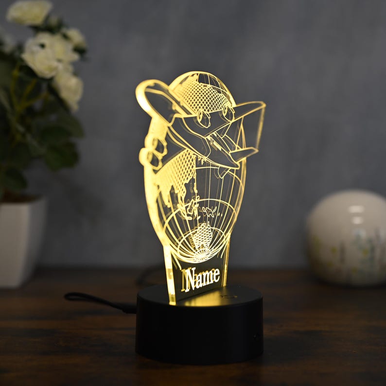 Personalized Airplane LED Light Brings the Fascination of Flight ...