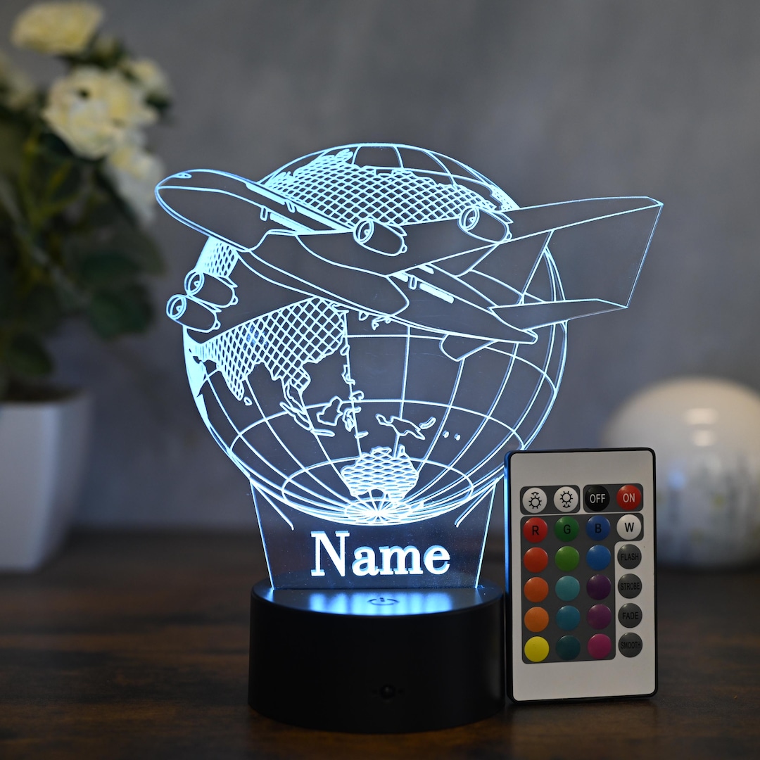 Personalized Airplane LED Light Brings the Fascination of Flight ...